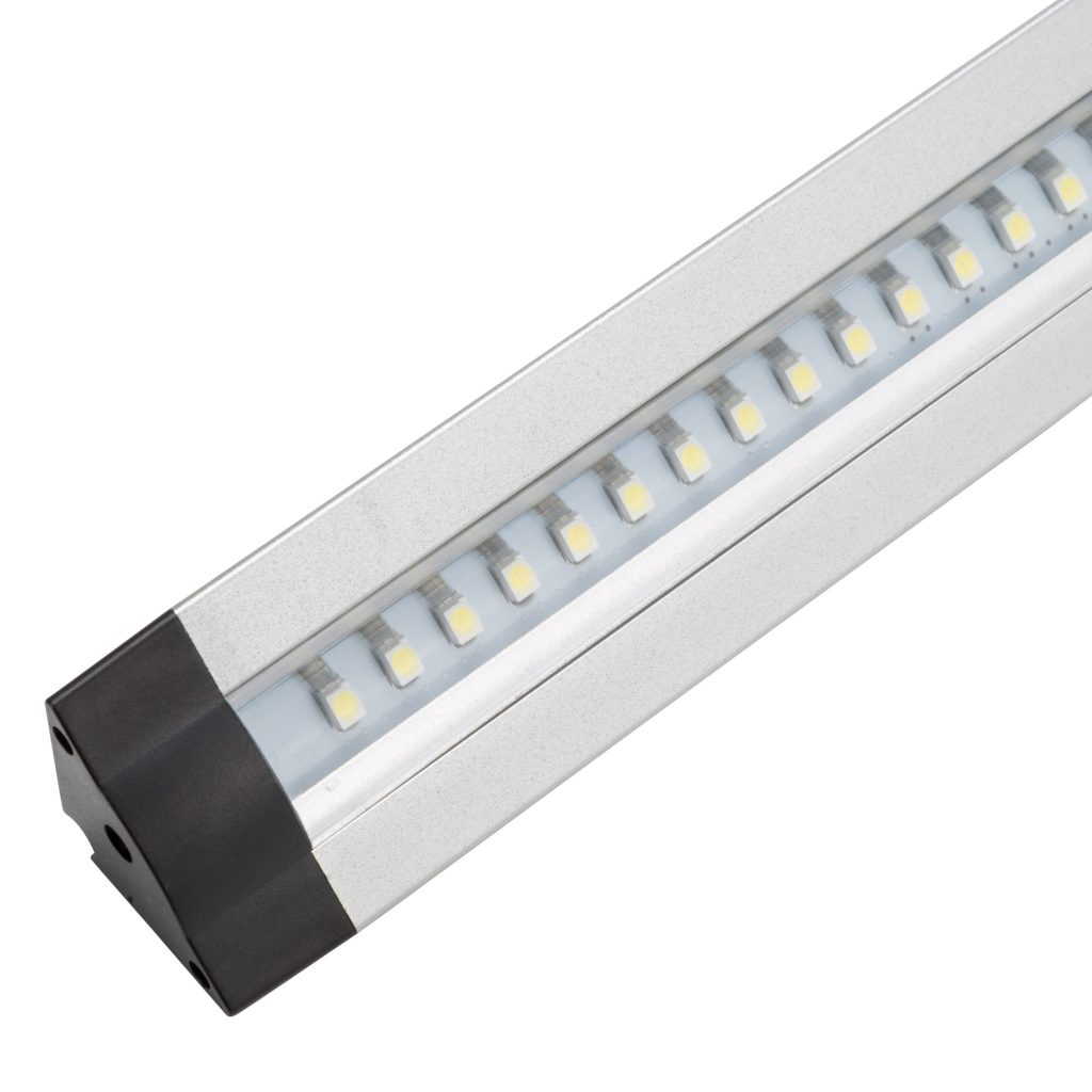Barra LED triangular para armarios y vitrinas 500mm 5w - Minaled