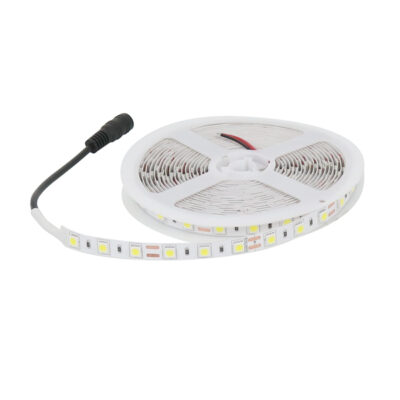 Tira LED blanca 60LED/m 1152lm/m 14,4W/m SMD 5050 5m 24v IP20