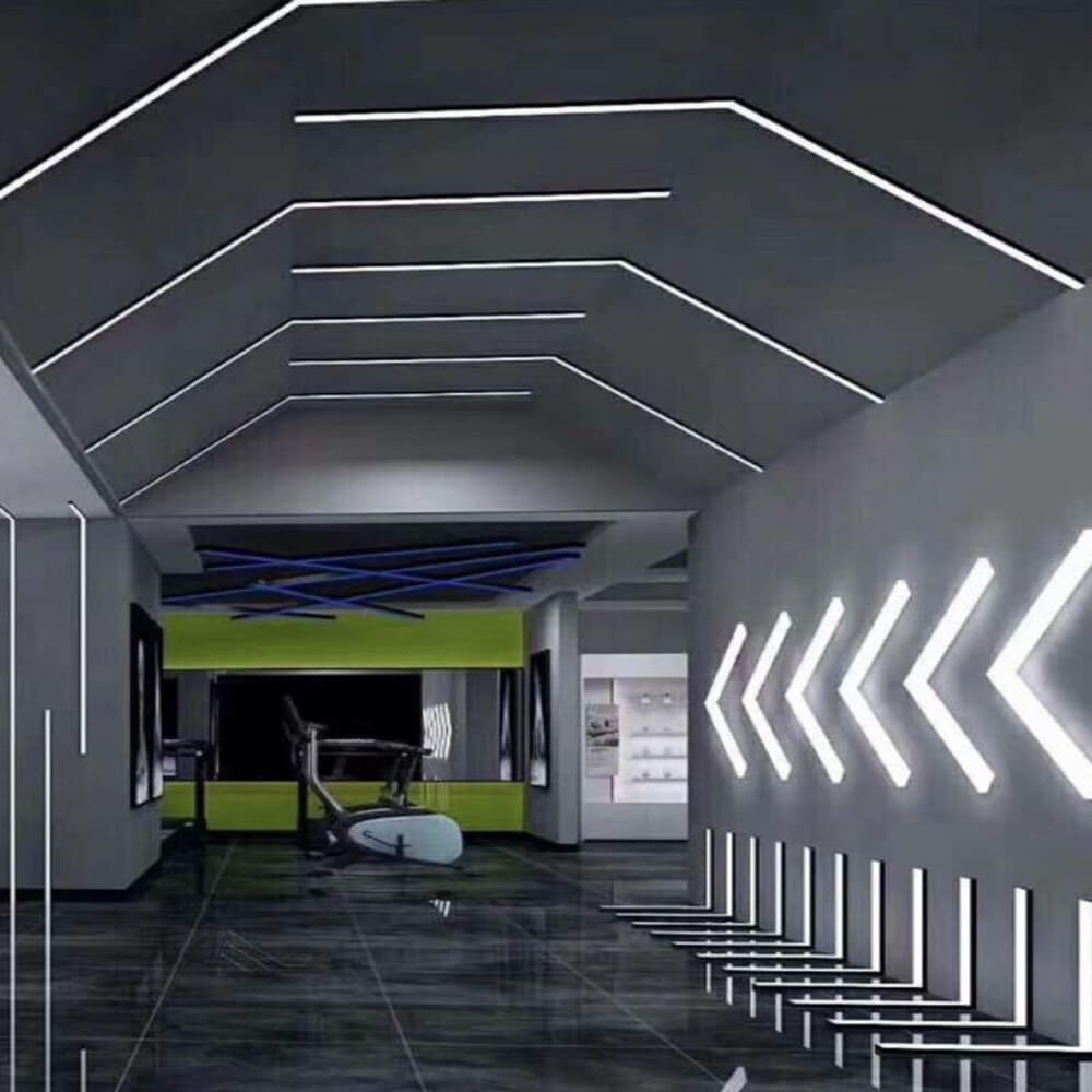 Perfil LED colgante para tiras de 34 mm ancho máx. 2m